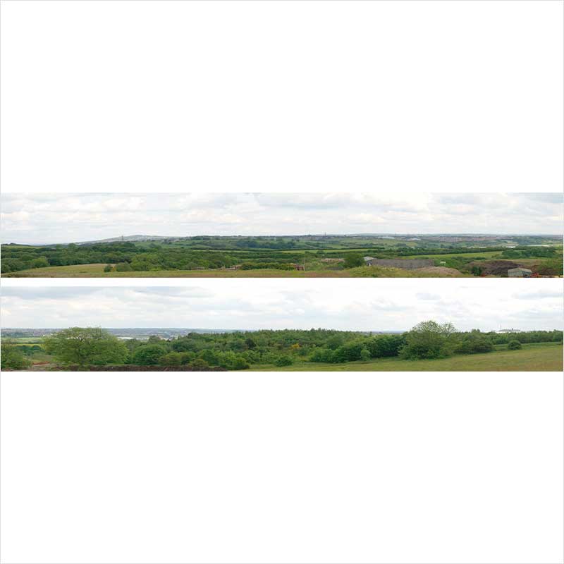 N Scale Distant Town Backscene - ID204N – Model Railway Scenes