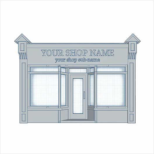 OO Scale Ready to Paint Personalised Victorian Shopfront - Style 5 - Y ...