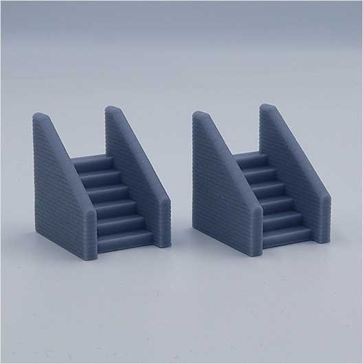 OO Scale | Station Platform Stairs (2 pack) — Model Railway Scenes