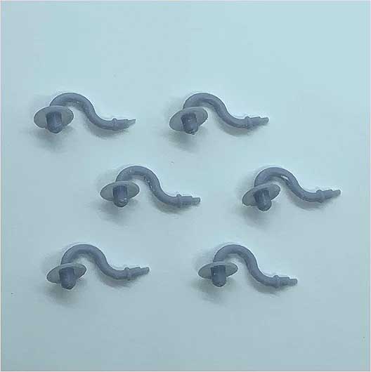 OO Scale | Swan Neck Lamp (6 pack) — Model Railway Scenes