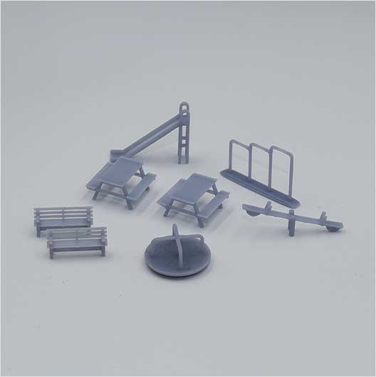 TT Scale | Playground Set (8 pack) — Model Railway Scenes