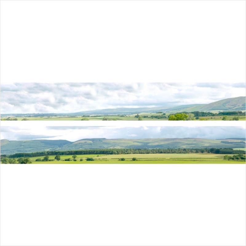 OO Scale | Hills and Dales Backscene - 208A – Model Railway Scenes