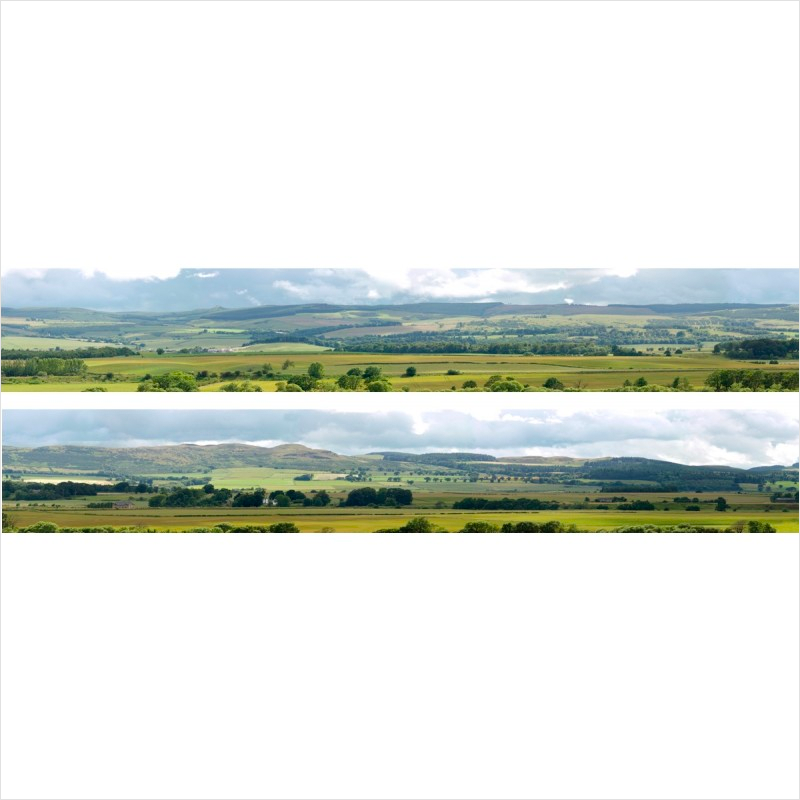 OO Scale | Hills and Dales Backscene - 208B – Model Railway Scenes