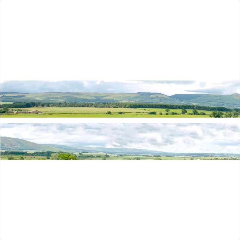 OO Scale Hills and Dales Backscene - ID208D – Model Railway Scenes