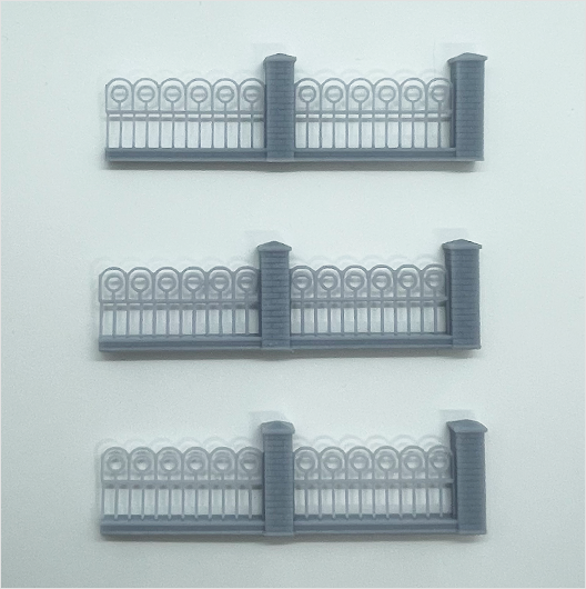 OO Scale | Brick Wall with Railings - Type 4 (3 pack) – Model Railway ...
