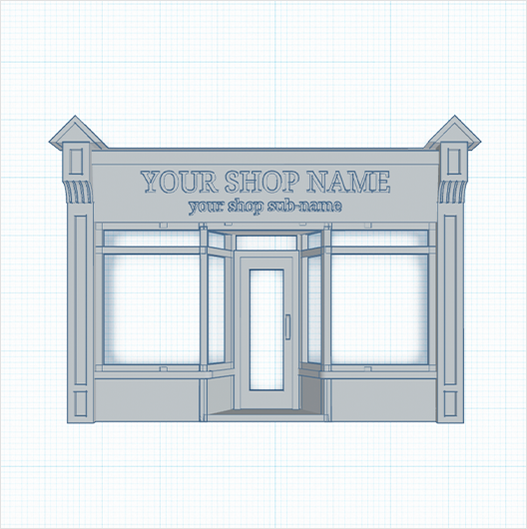 Shops and signs — Model Railway Scenes