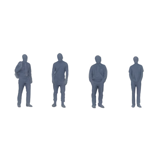 OO Scale | Men - Pack 4 (4 pack) — Model Railway Scenes