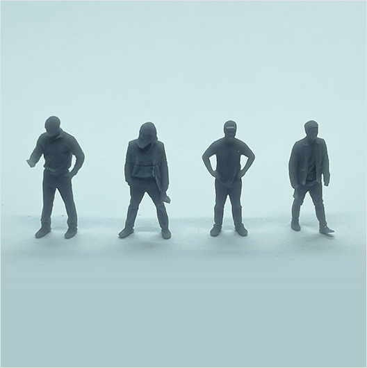 OO Scale | Men - Pack 1 (4 pack) — Model Railway Scenes