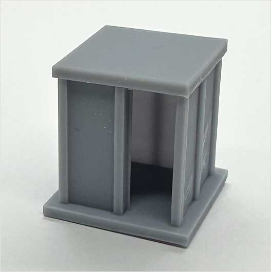 OO Scale | Concrete Line-Side Hut - Type 2 — Model Railway Scenes