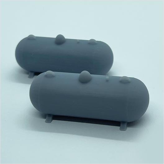 OO Scale | 500 Gallon Propane Tank - Type 1 (2 pack) — Model Railway Scenes