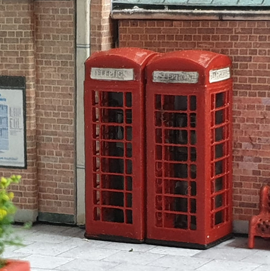OO Scale | K6 Telephone Box — Model Railway Scenes