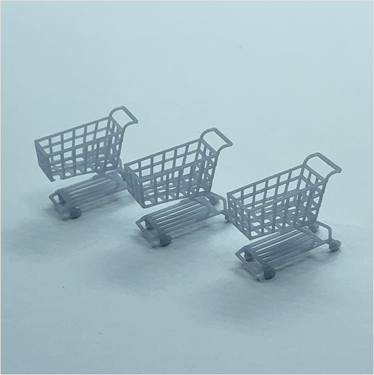 OO Scale | Ready to Paint | Shopping Trolley (3 pack) — Model Railway ...